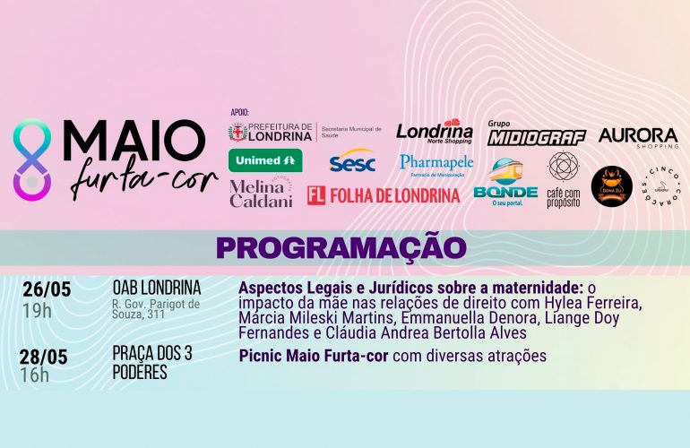 Maio Furta-Cor aborda impacto da mãe nas relações de direito em evento ...